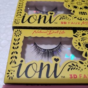 Ioni Cosmetics | Makeup | Ioni Cosmetics Lashes Natural Doll Lite Set Of 2 | Poshmark